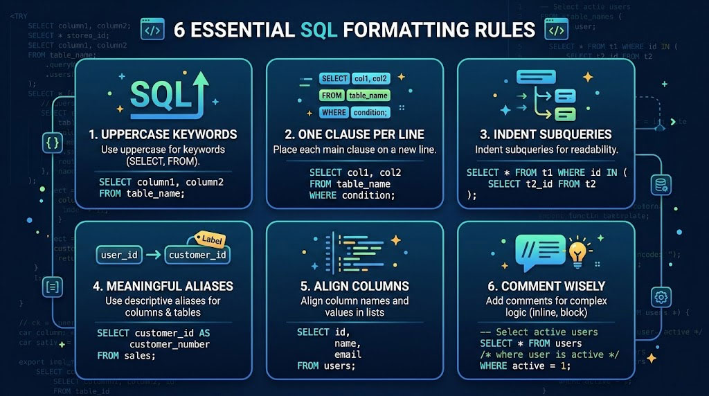 How to Format SQL: The Complete Guide to Clean Queries